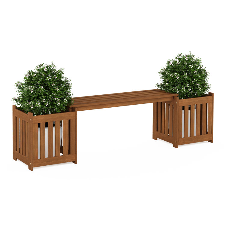 Daquan Tioman Wooden Planter Bench